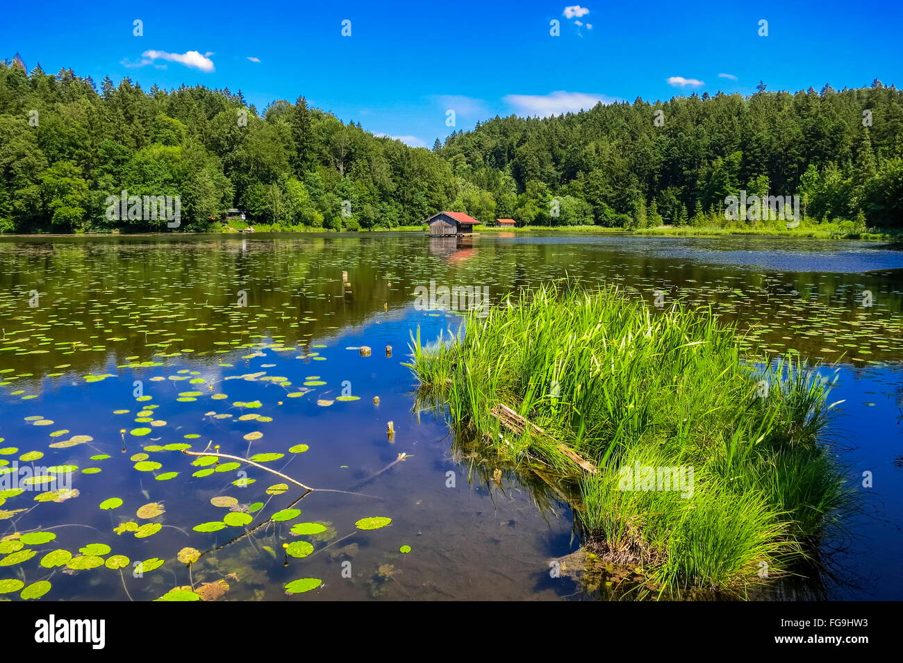 geography / travel, Germany, Bavaria, Hackensee (Lake Hacken ...