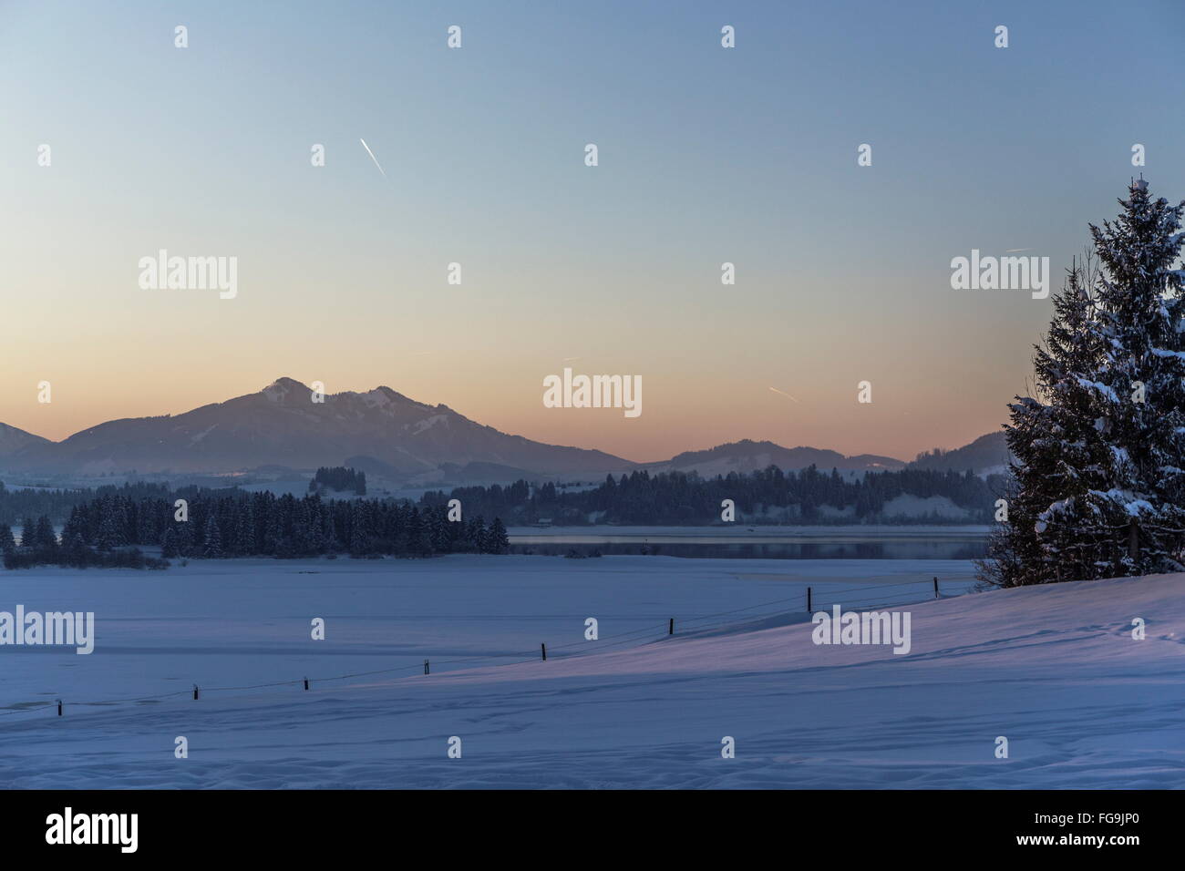 geography / travel, Germany, Bavaria, Schwangau, Allgaeu, view from the ...