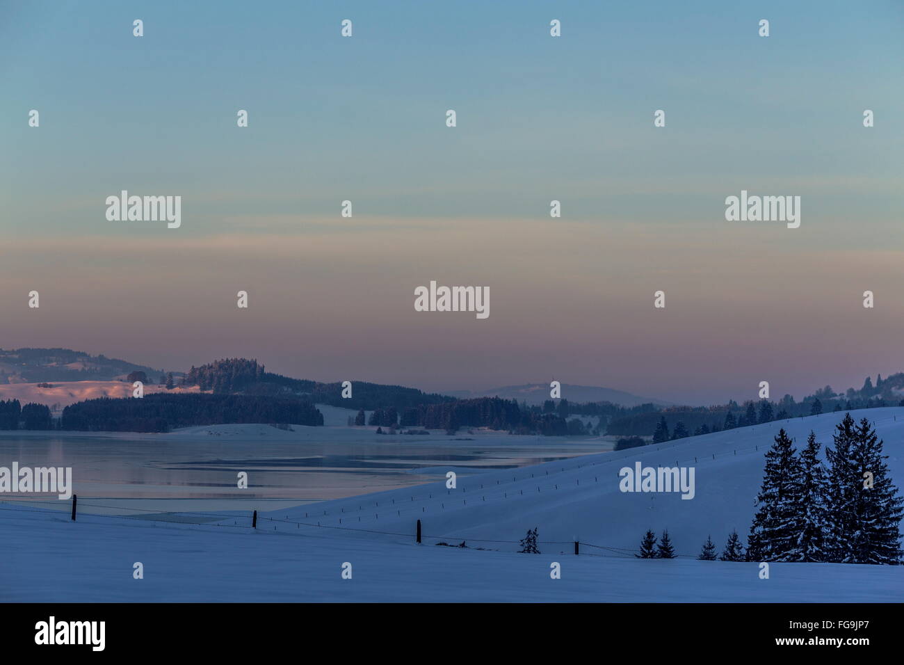 geography / travel, Germany, Bavaria, Schwangau, Allgaeu, view from the ...