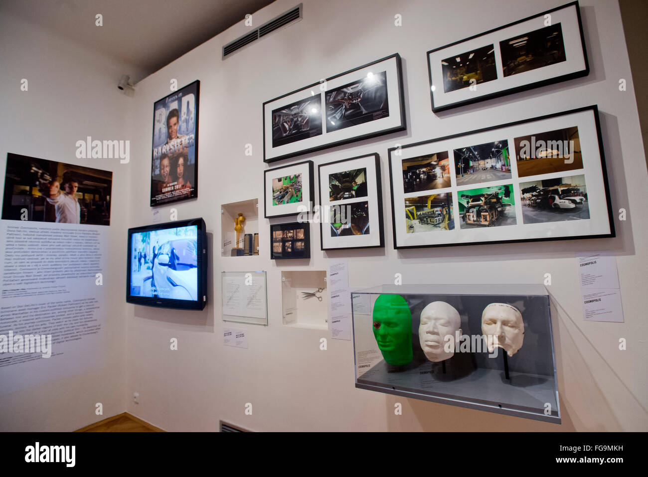 Prague, Czech Republic. 18th Feb, 2016. Exhibit is displayed at ...