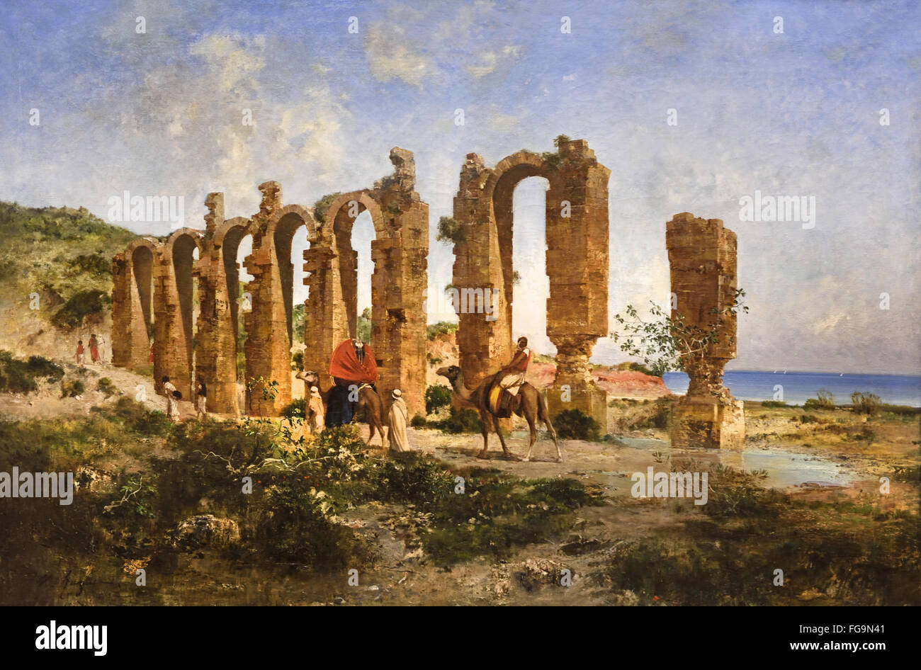 Reste dùn aqueduc romain aux environs de Cherbell Algerie - Remains of ...