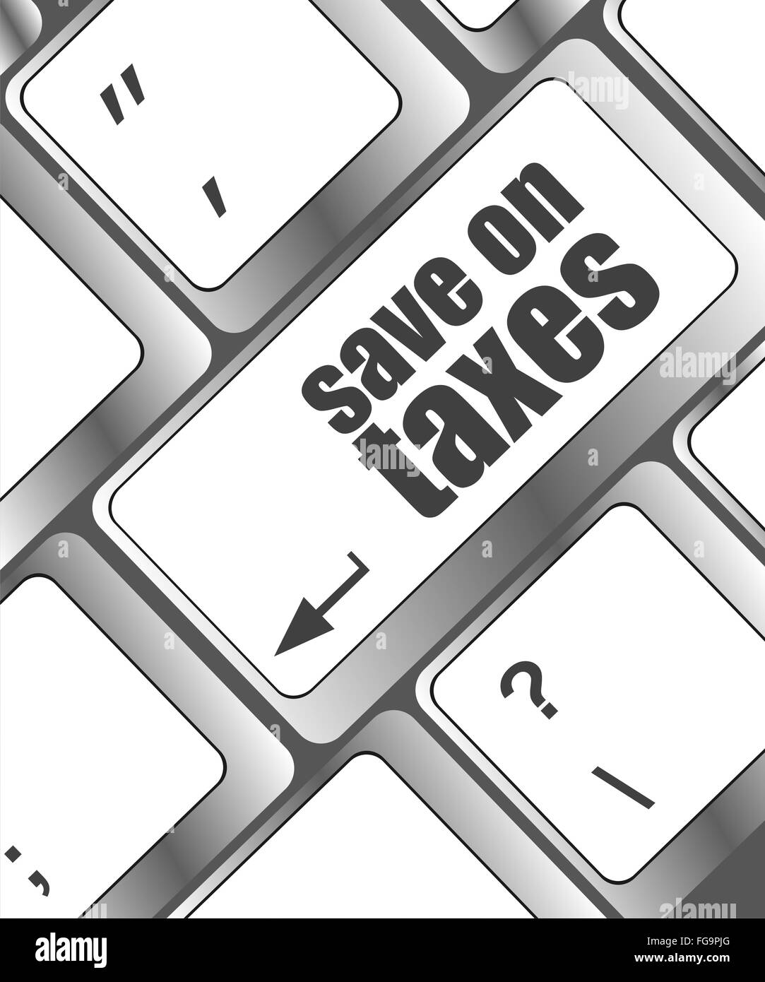 Credit key concept Black and White Stock Photos & Images - Alamy