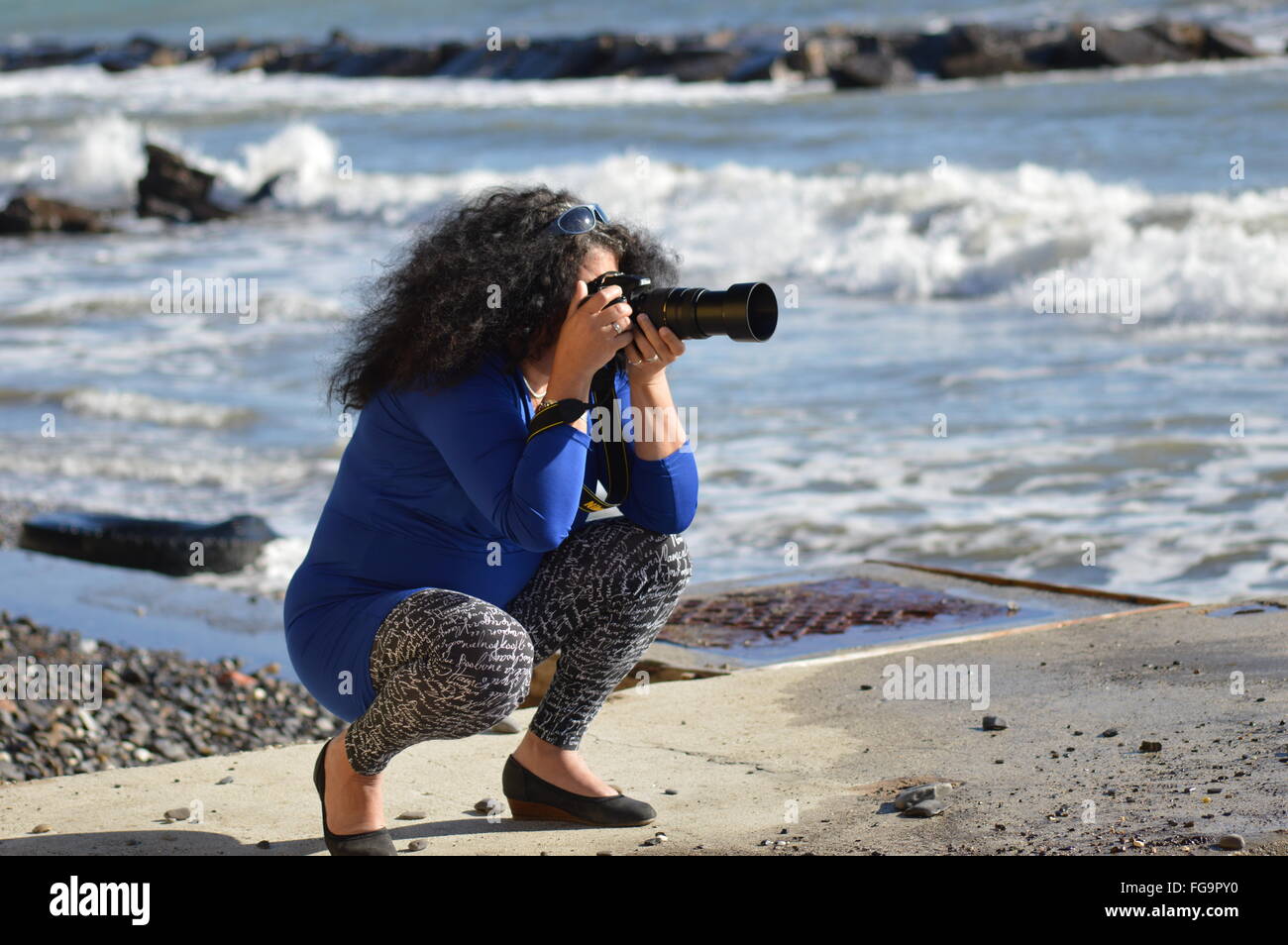Photographer at Work Stock Photo - Alamy