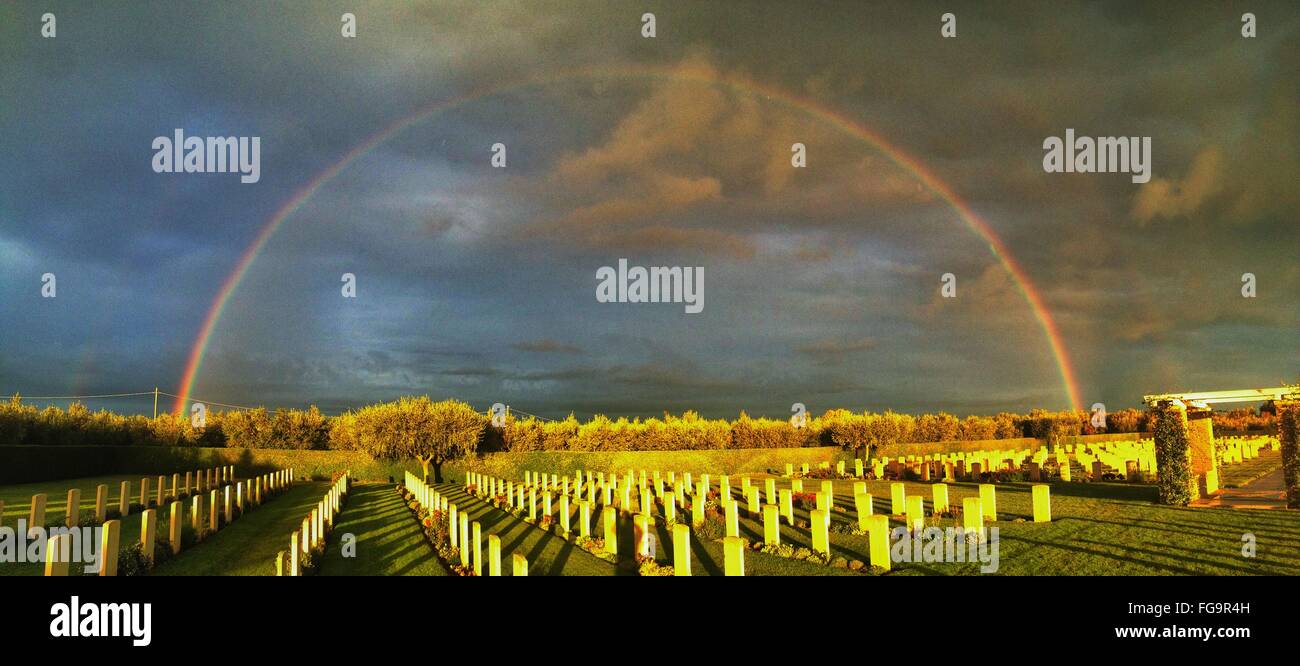 Rainbow cemetery hi-res stock photography and images - Alamy