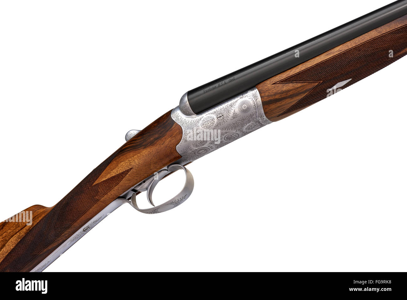 Beretta 486 Parallelo 20ga side by side shotgun Stock Photo - Alamy