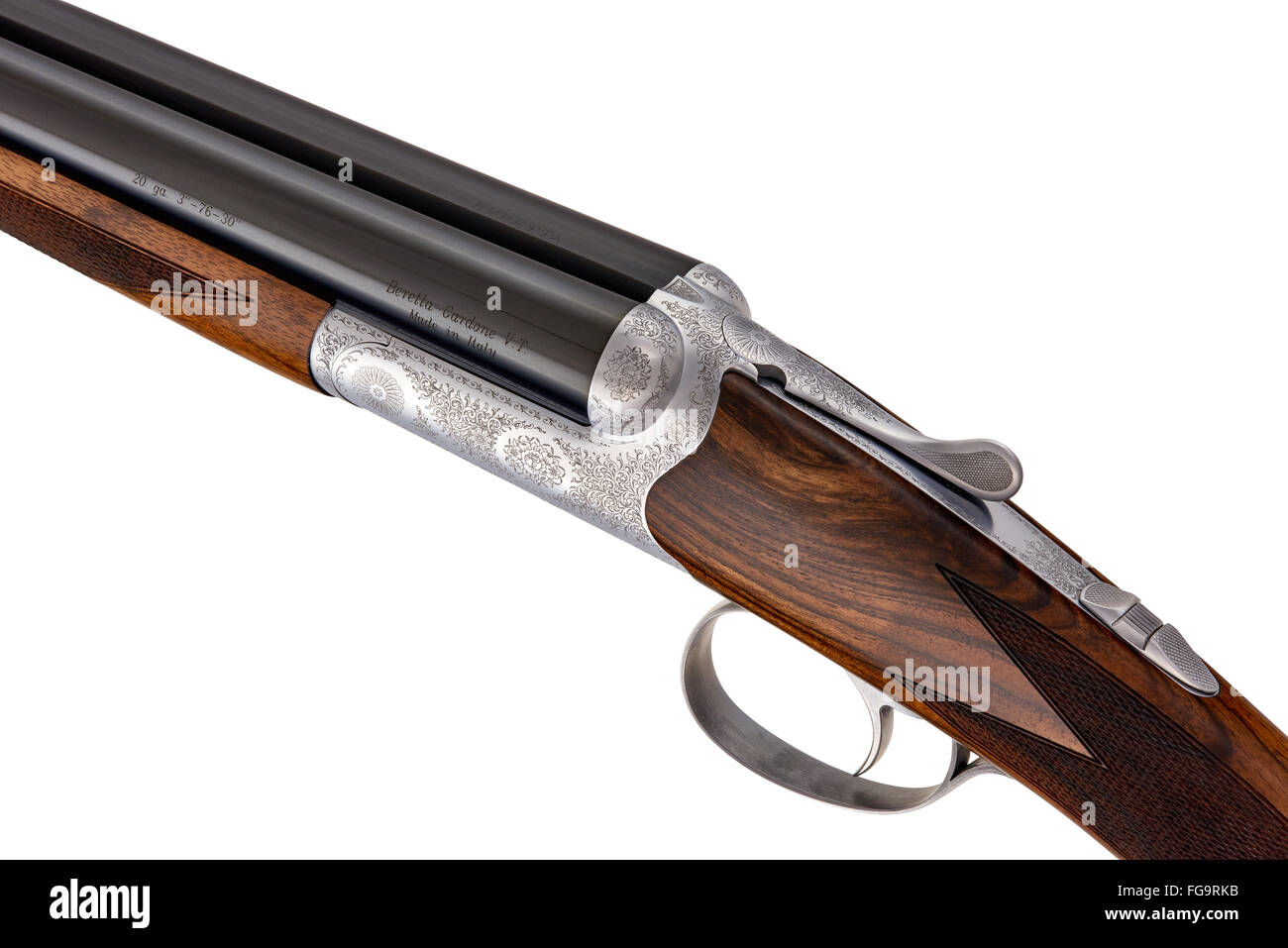 Beretta 486 Parallelo 20ga side by side shotgun Stock Photo - Alamy