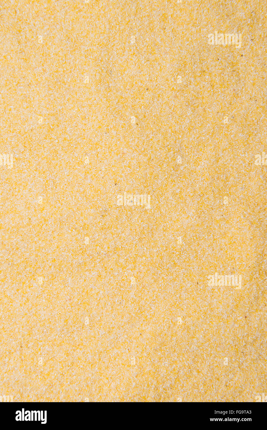 Cornmeal Background as high res detailed close-up shot Stock Photo - Alamy