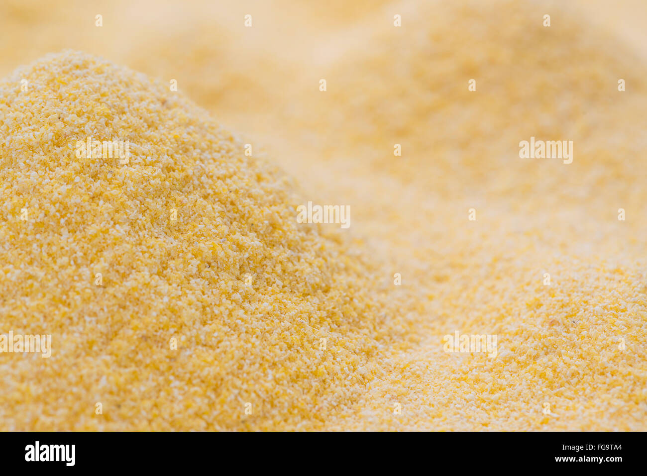 Cornmeal Background as high res detailed close-up shot Stock Photo - Alamy