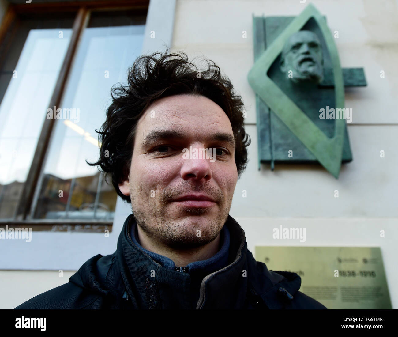 Prague, Czech Republic. 18th Feb, 2016. Unveiling of memorial plaque to ...