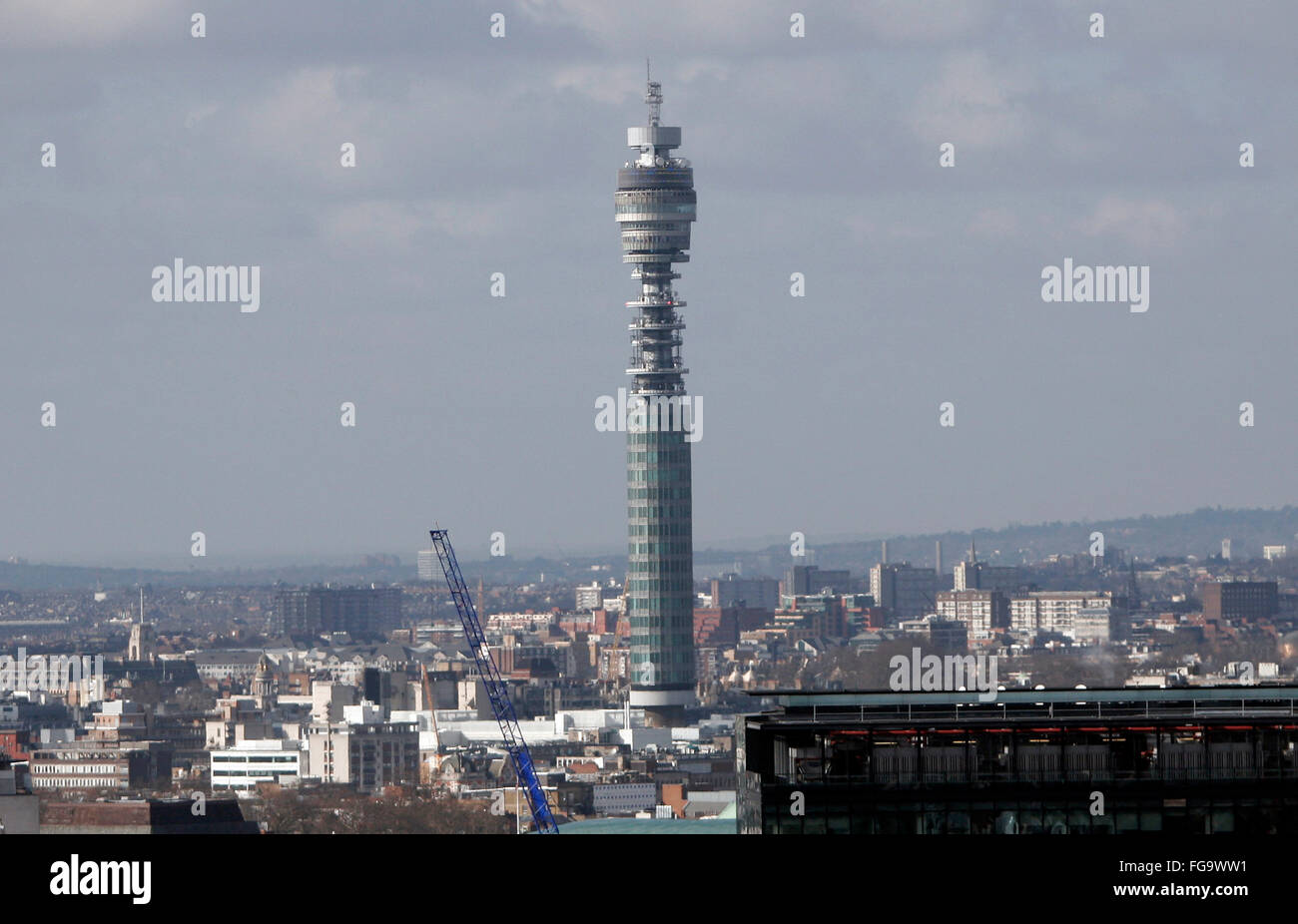 The BT Tower dominates the London skyline, in Britain February 18, 2016 ...