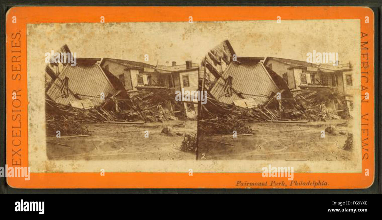 A vintage stereoscopic photograph showcasing Main Street, captured in ...