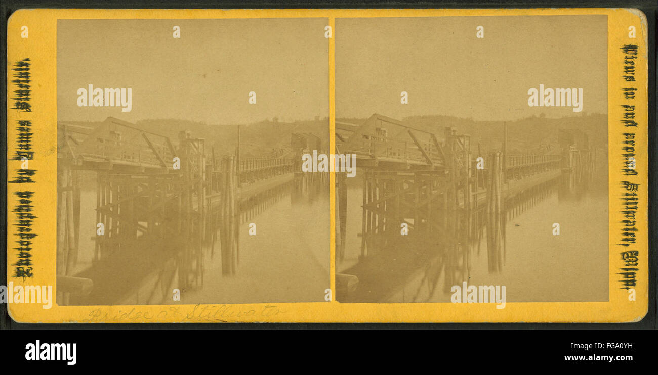 This historic photograph by James Sinclair captures the Bridge at ...