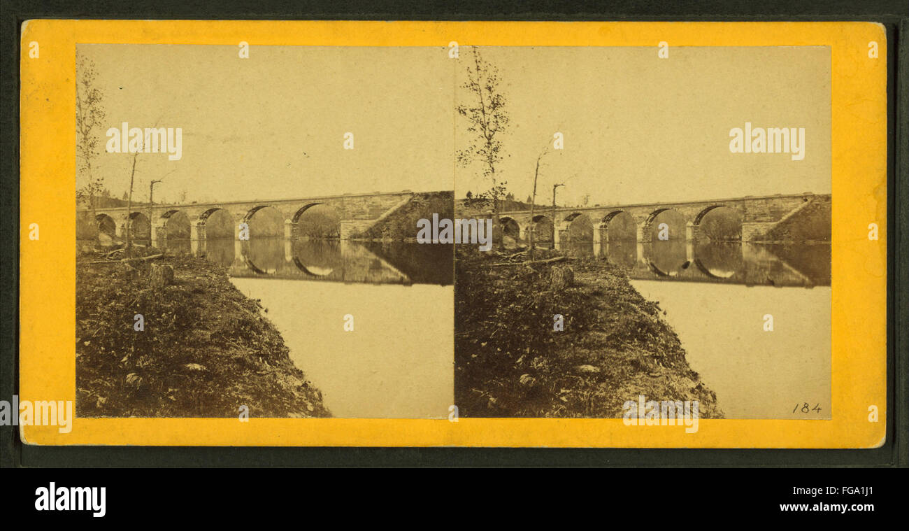 The bridge over the Swatara River, part of the Lebanon Valley Railroad ...