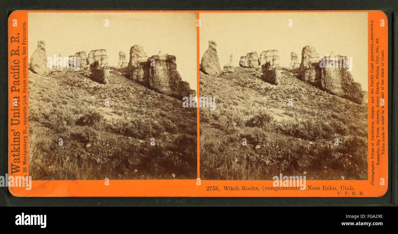 This photograph by Carleton E. Watkins captures the unique formation of ...