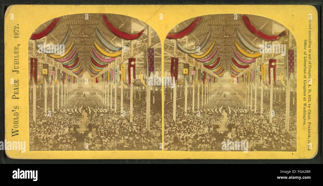 The 'World’s Peace Jubilee,' created by Charles Pollock in 1872 ...