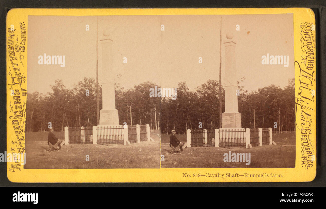 This photograph, taken by William H. Tipton, depicts the Calvary Shaft ...