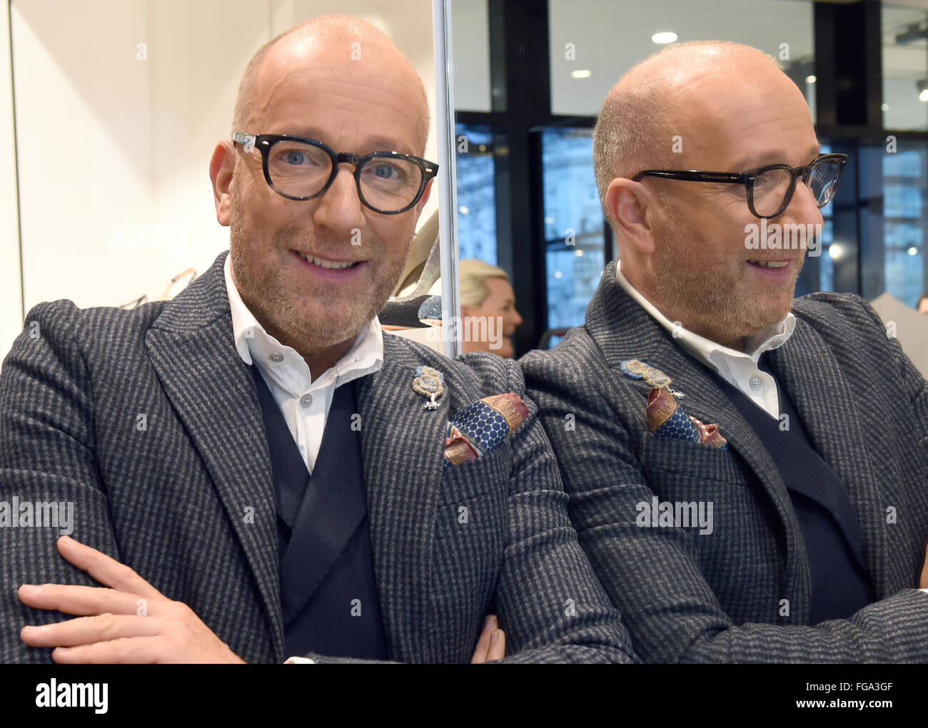 Duesseldorf, Germany. 12th Feb, 2016. Thomas Rath, fashion designer and ...