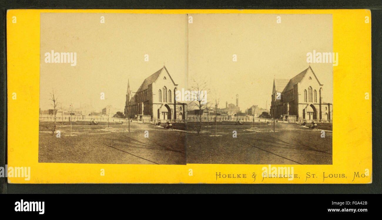 A photograph of Christ Church Episcopal in St. Louis, Missouri, taken ...