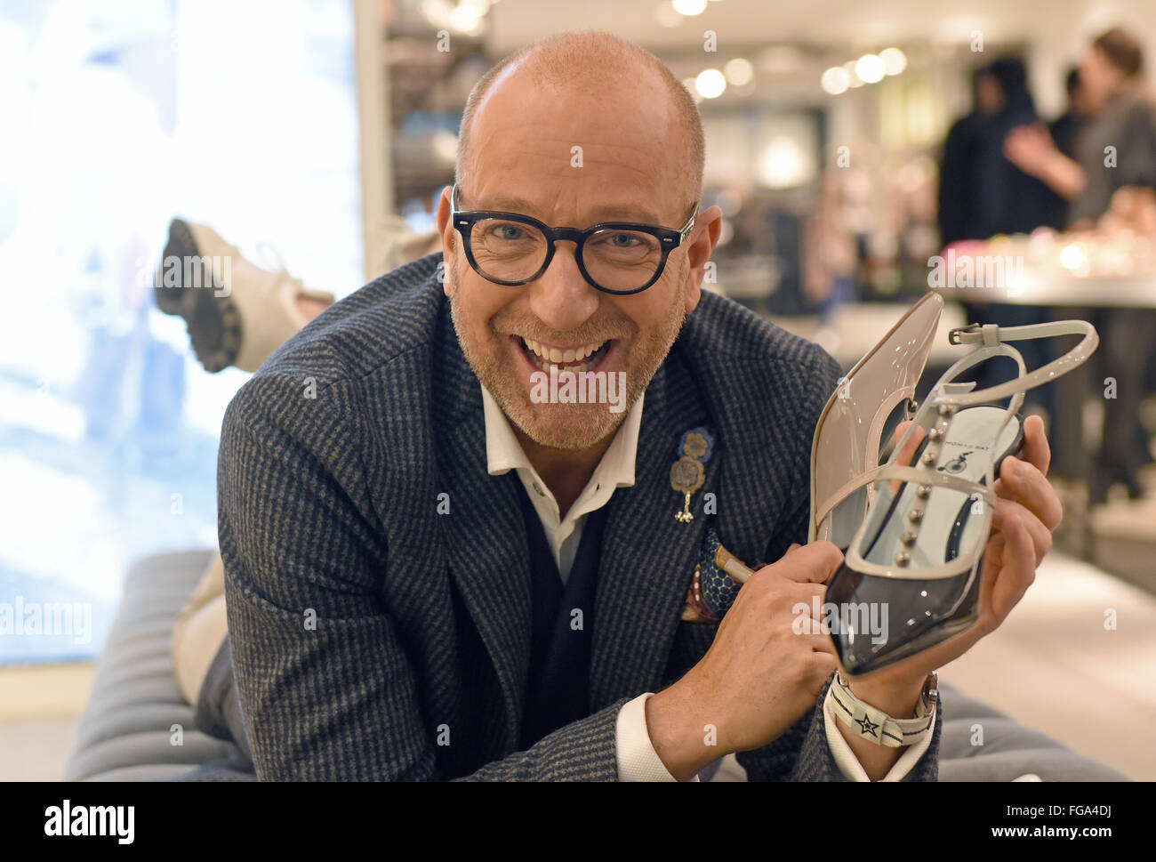 Duesseldorf, Germany. 12th Feb, 2016. Thomas Rath, fashion designer and ...