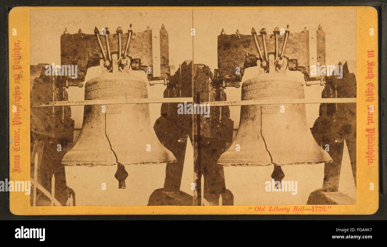 This photograph by James Cremer captures the Old Liberty Bell, a symbol ...