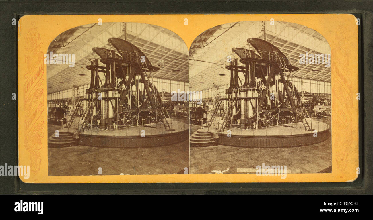 A stereoscopic photograph from the Robert N. Dennis collection showing ...