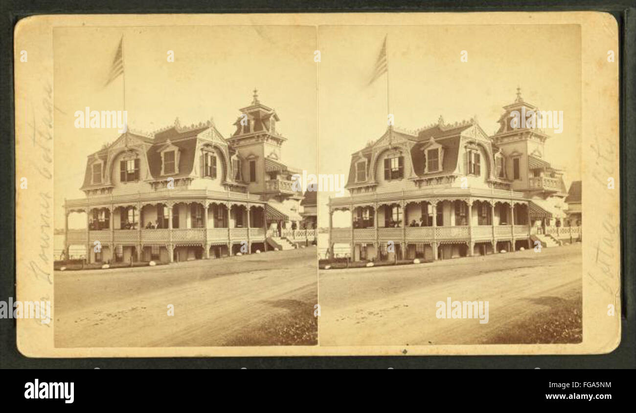 Cottage city, by C. E. Brown Stock Photo - Alamy