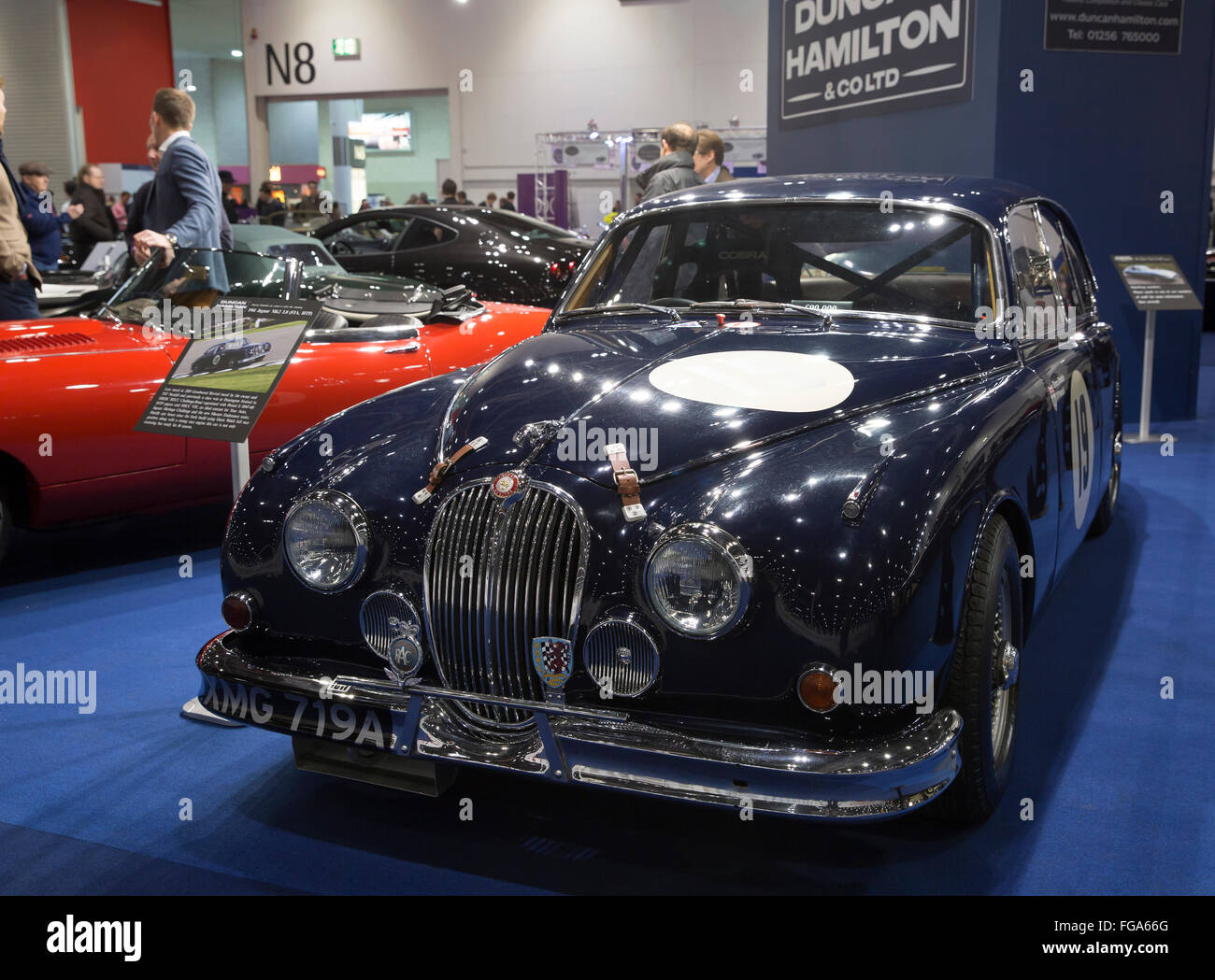 ExCel, London, UK. 18th February, 2016. Classic Jaguar on show at The ...