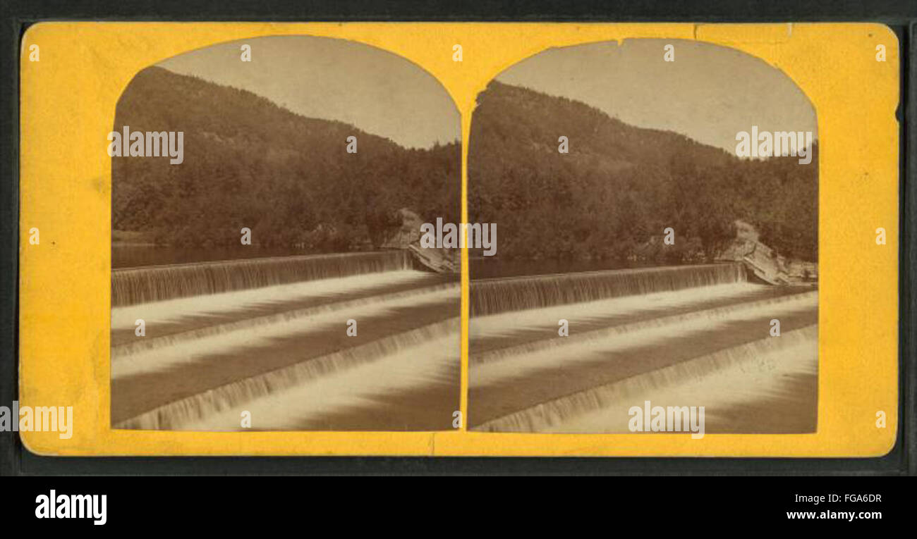 A photograph of the Deerfield Dam, capturing the structure and ...