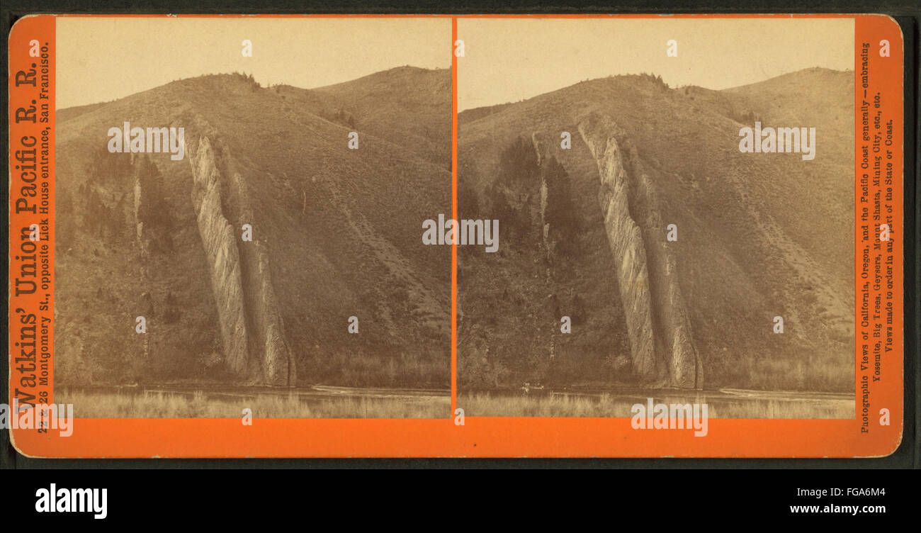 A photograph by Carleton E. Watkins capturing Devil's Slide in Weber ...