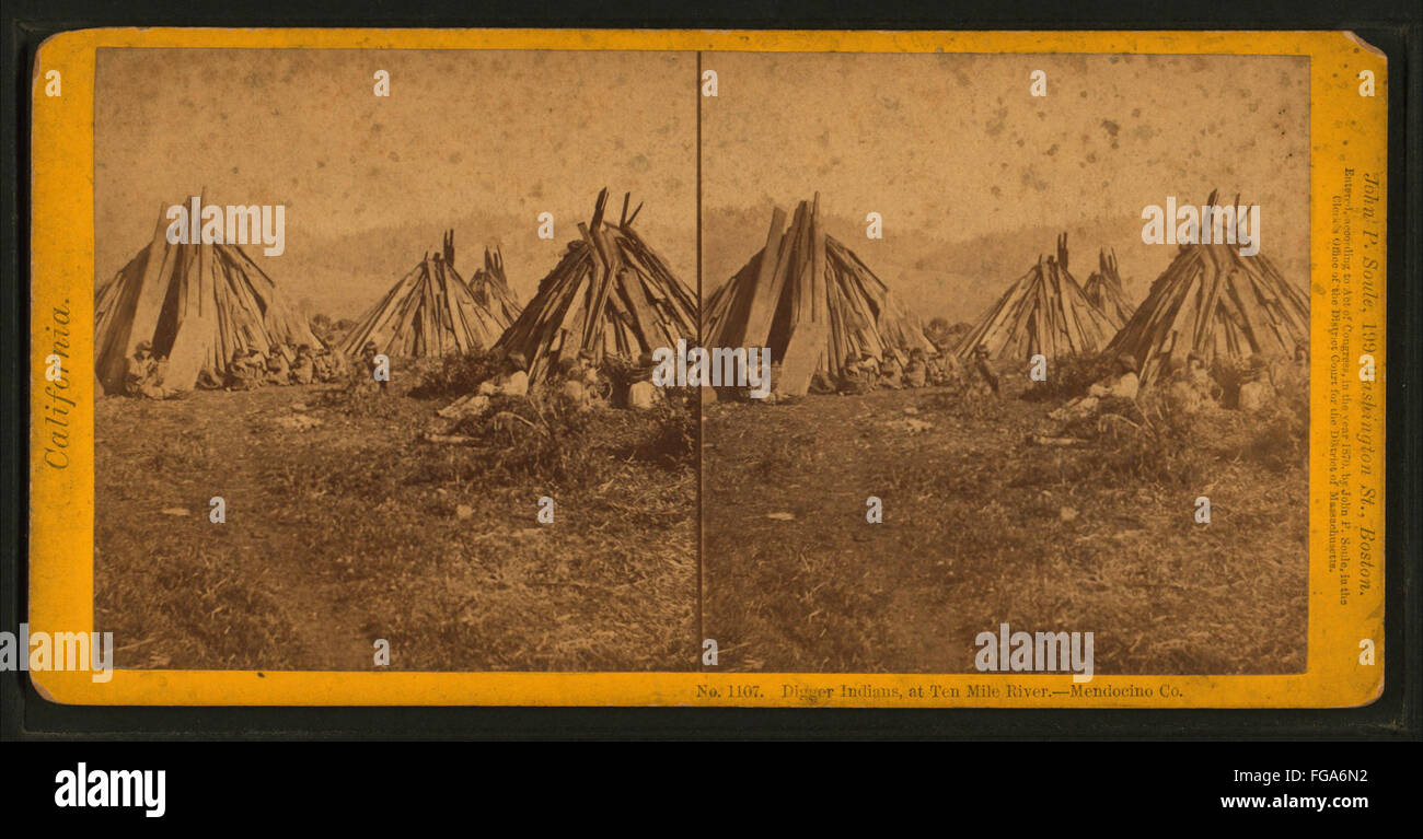 A stereoscopic view from the Robert N. Dennis collection depicting the ...