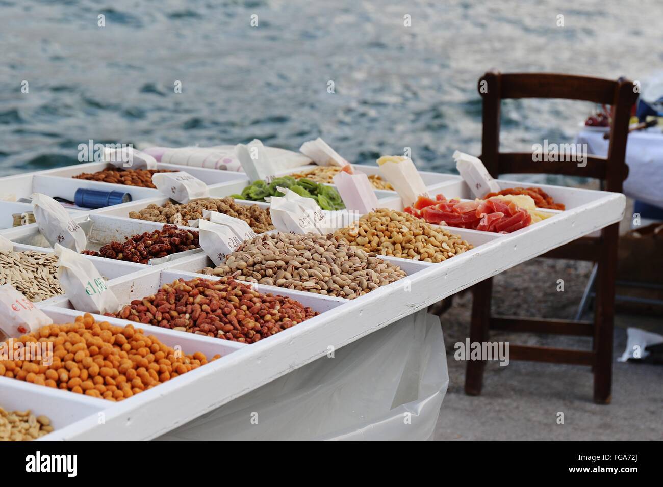 Nut stall hi-res stock photography and images - Alamy