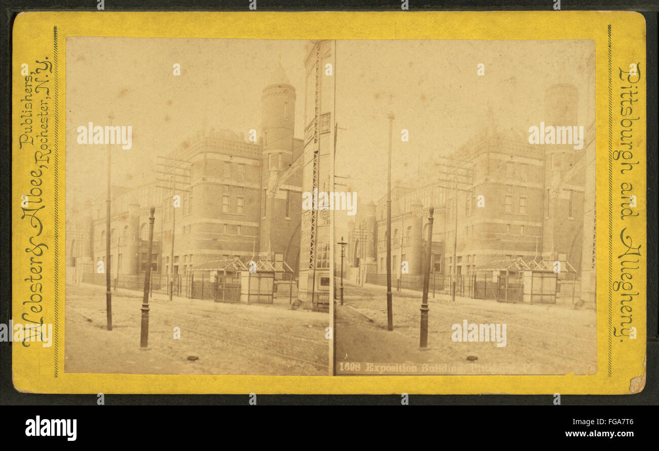 The Exposition Building in Pittsburgh, Pennsylvania, photographed from ...