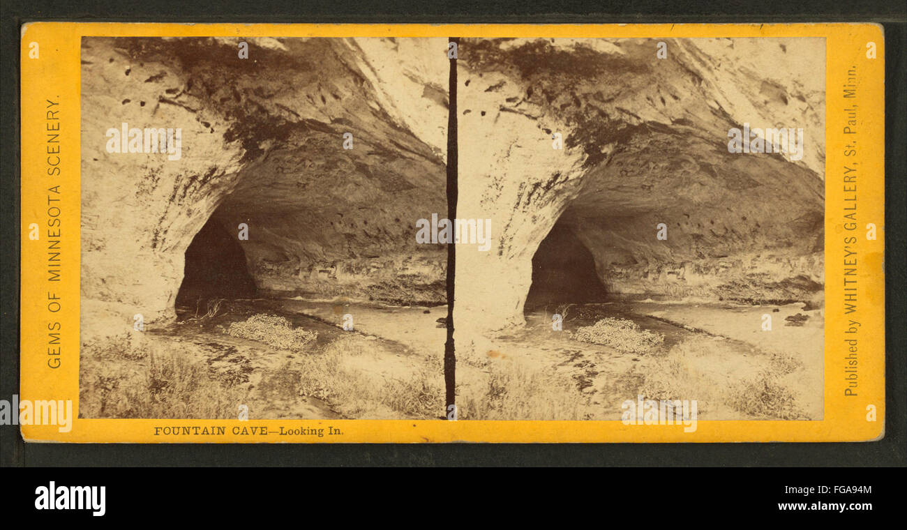 This photograph by Whitney's Gallery depicts the view into Fountain ...