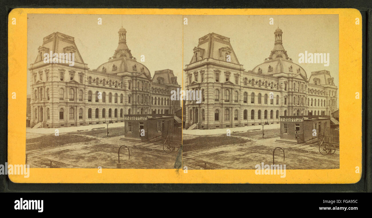 A photograph of the Four Courts building in St. Louis, Missouri ...