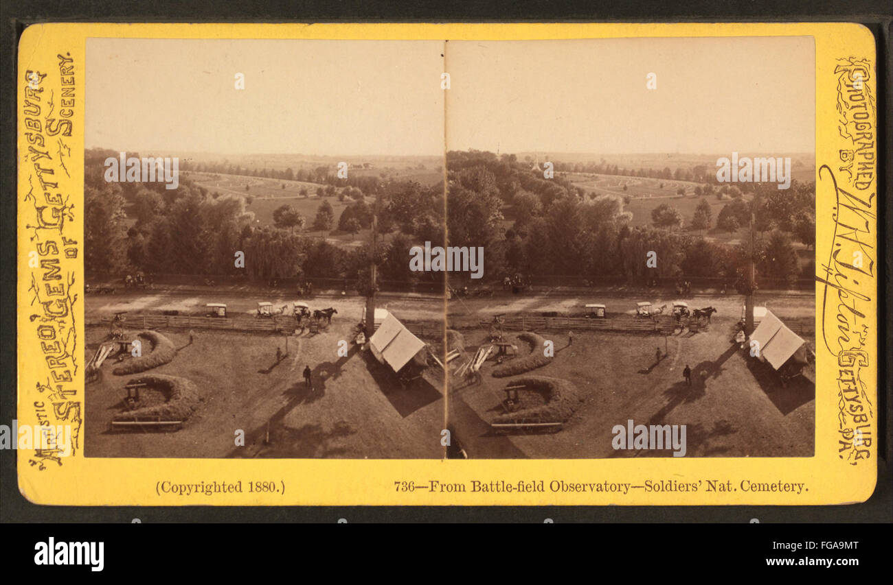 This photograph by William H. Tipton shows the view from the ...