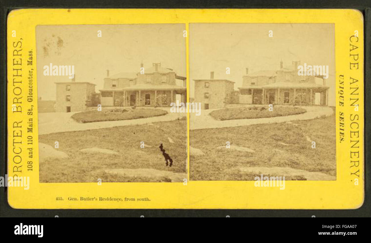 A photograph by Procter Brothers showing the residence of General ...