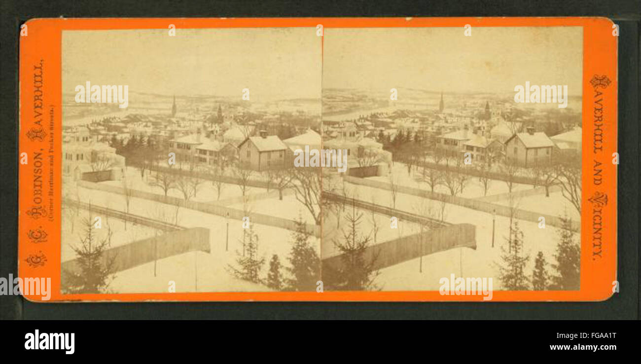 History historic vintage old photograph archive view in winter hi-res ...