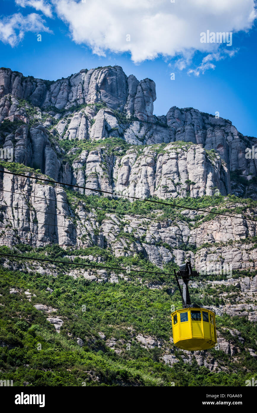 Montserrat aeri cable car hi-res stock photography and images - Alamy