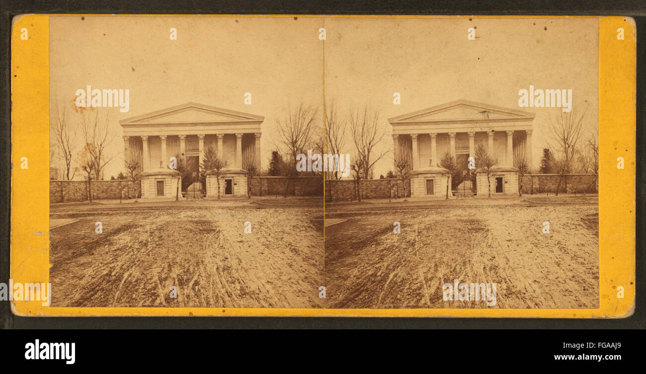A photograph of the main entrance to Girard College, captured by ...