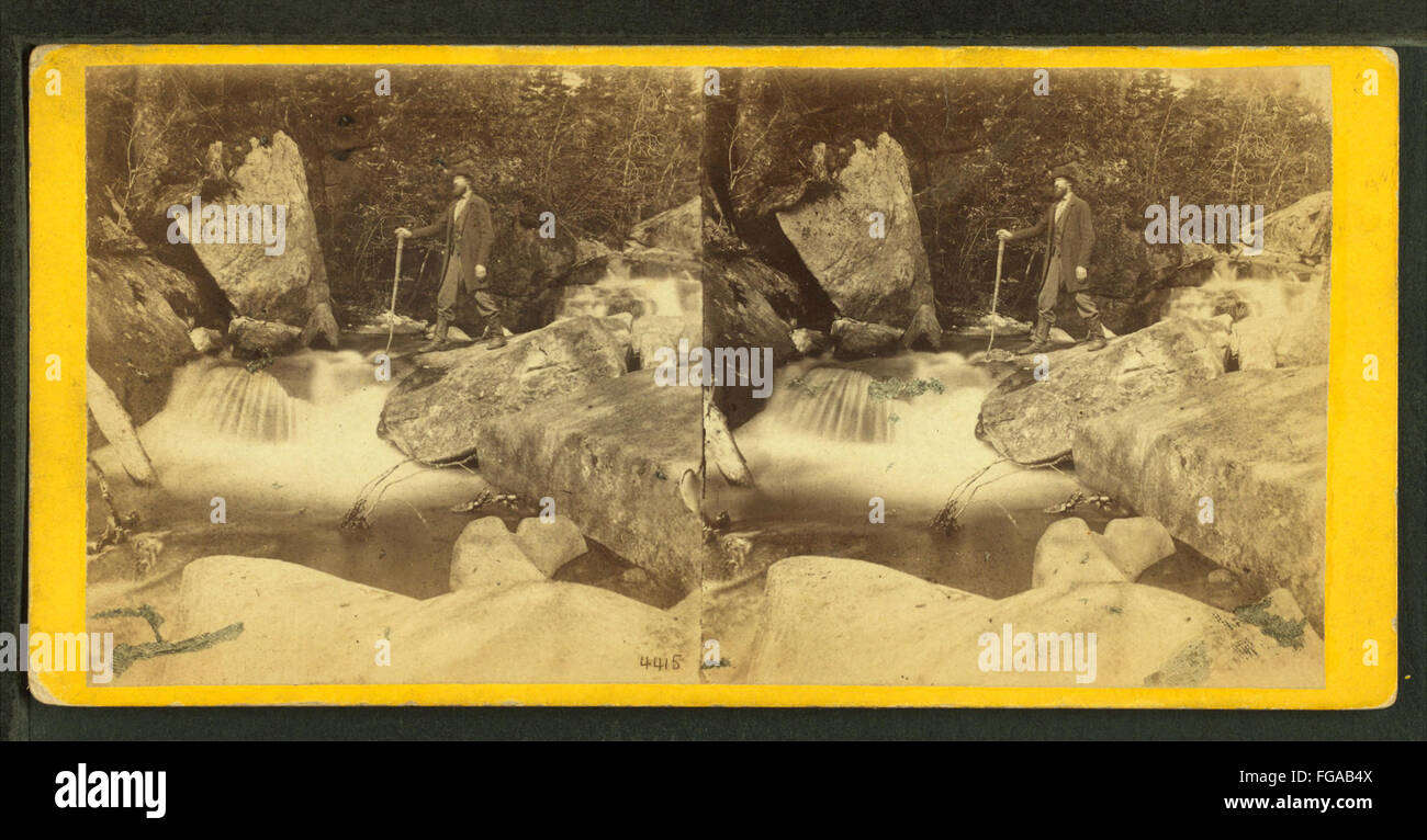 A photograph by E. & H.T. Anthony showing the Green Leaf Cascade ...