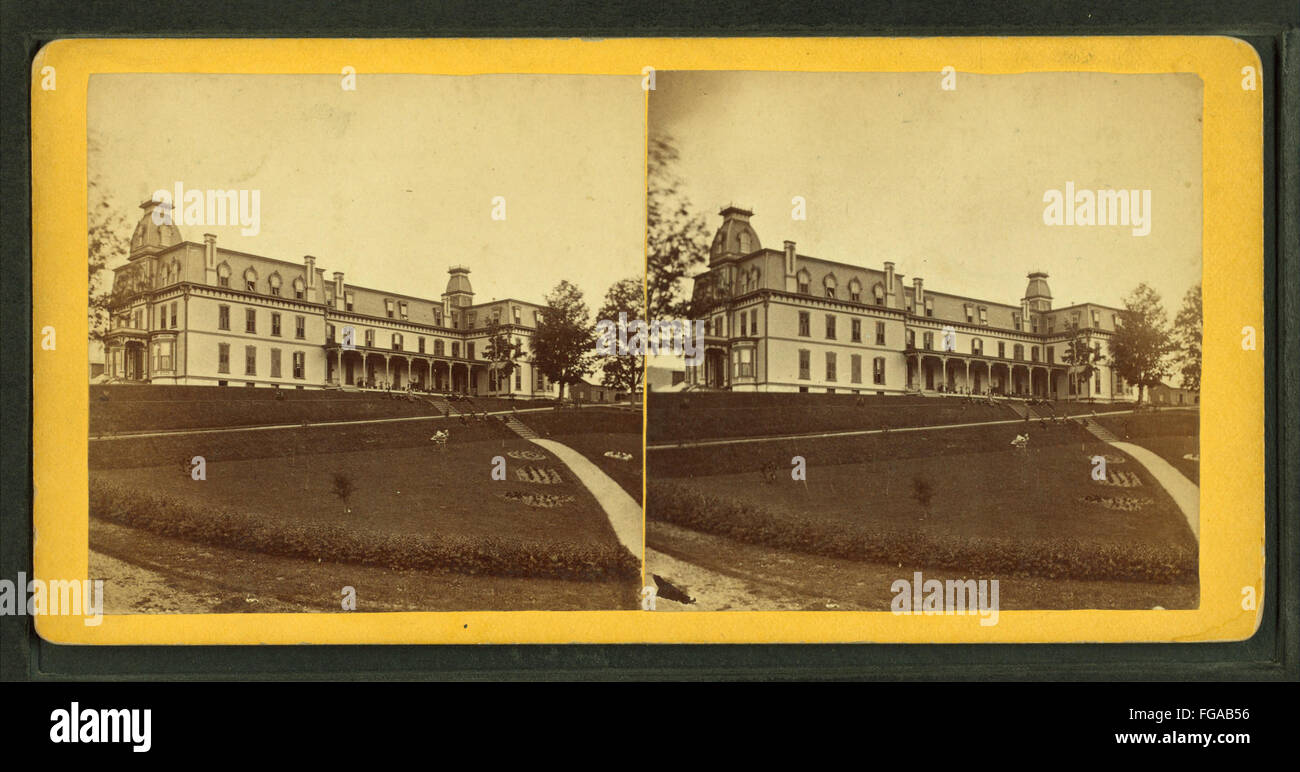 A photograph of Greylock Hall, captured by Ward H. D. The image ...