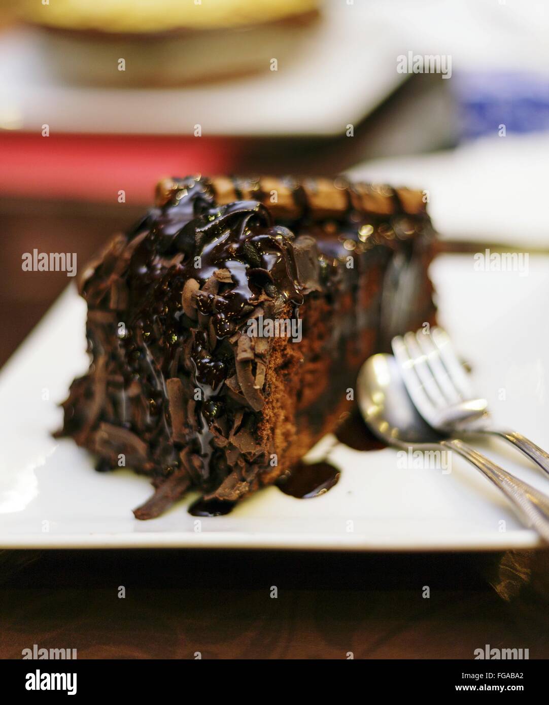 Melting cake hi-res stock photography and images - Alamy