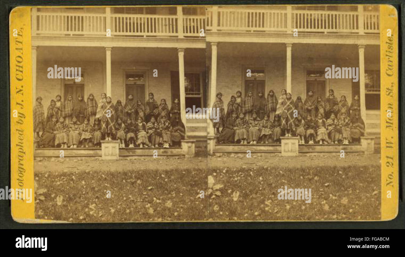 Photograph of Native American students at the United States Indian ...