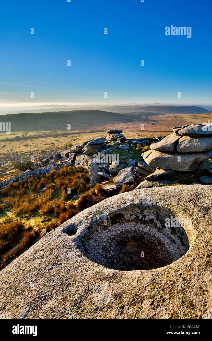 Cheesewring; Granite; Bodmin Moor; Cornwall; UK Stock Photo - Alamy