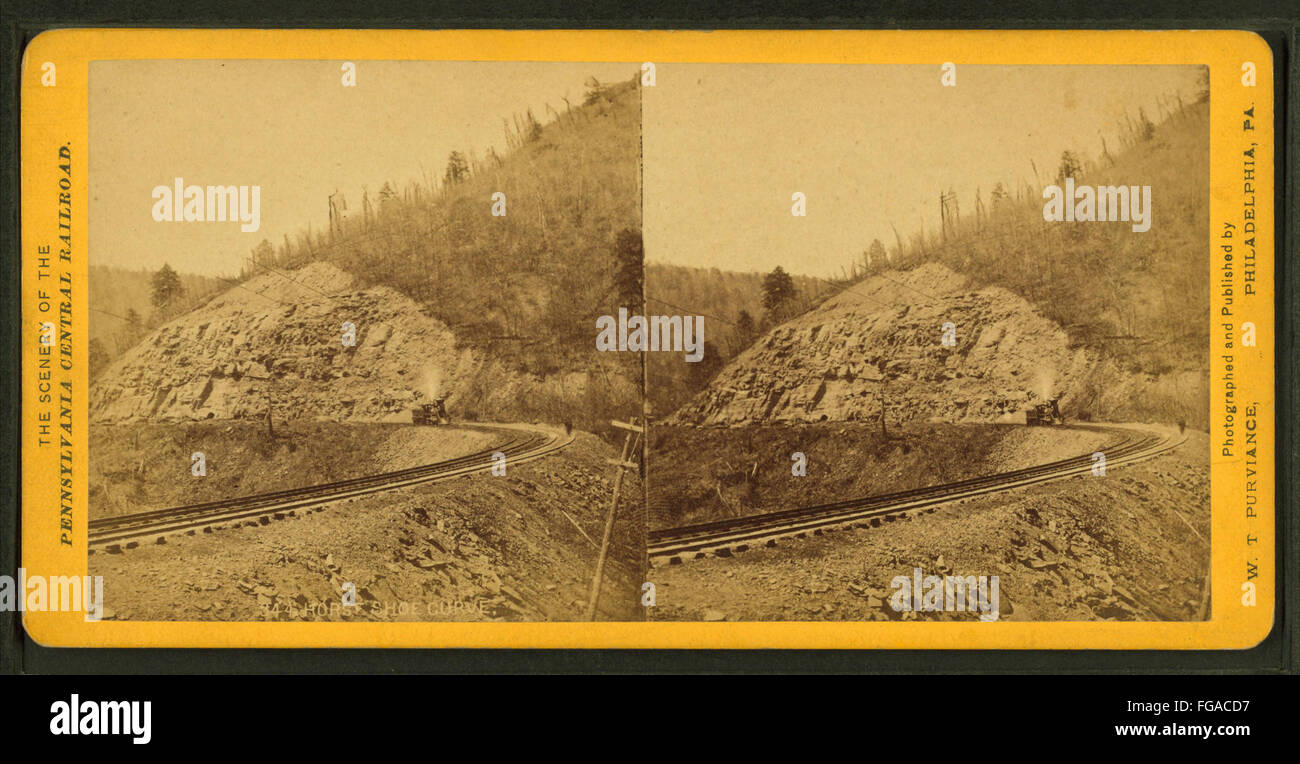 The iconic Horse Shoe Curve, photographed by William T. Purviance. This ...