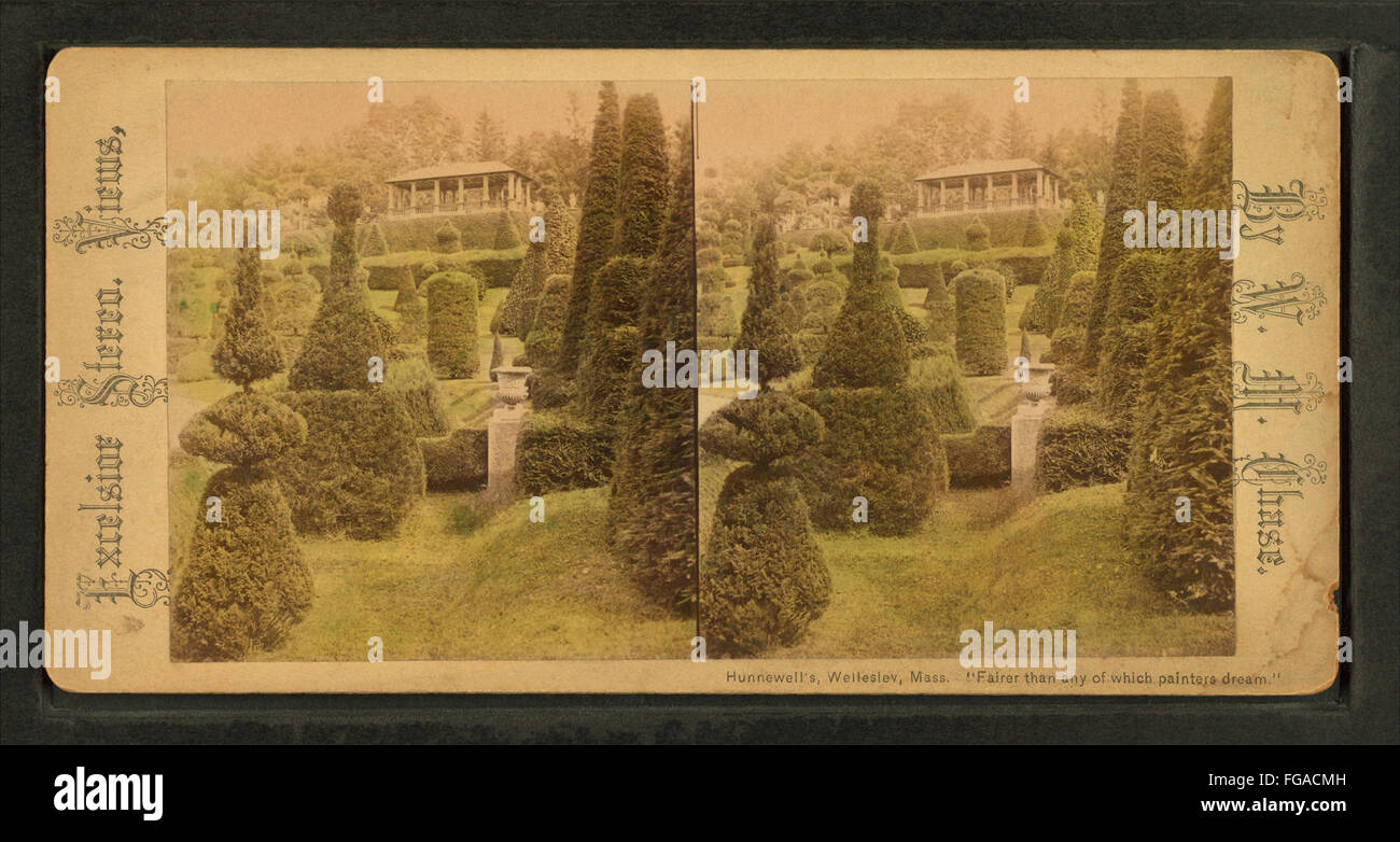 This photograph by William M. Chase showcases the beauty of Hunnewell's ...