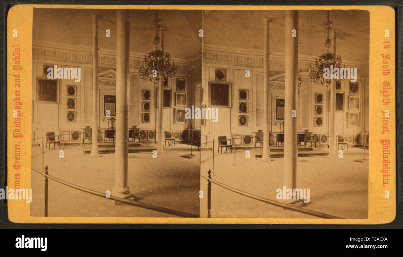A photograph by James Cremer showing the interior of the Independence ...