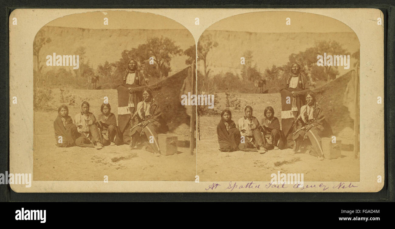 A stereoscopic image from the Robert N. Dennis collection showing ...
