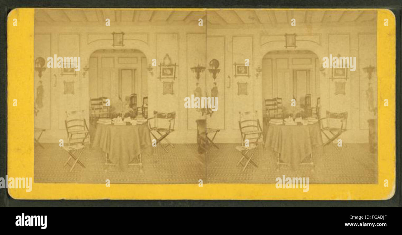 A photograph by C.H. Shute & Son showing the interior of Mr. Turner's ...