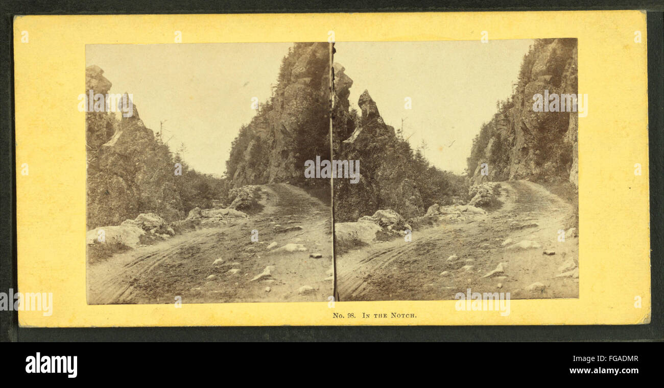 A photograph of a landscape in the Notch, captured by John P. Soule ...
